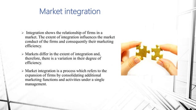 Market integration | PPTX
