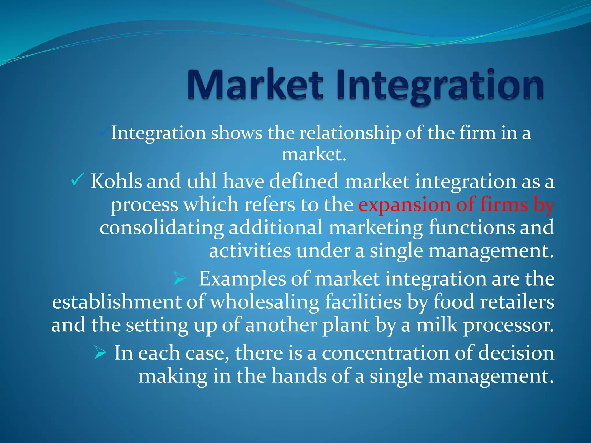 Market integration by babita baghel | PPTX