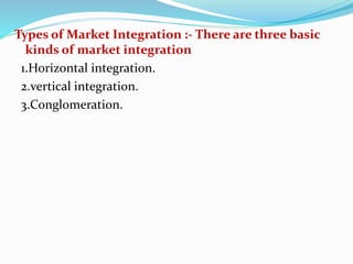 Market integration by babita baghel | PPT