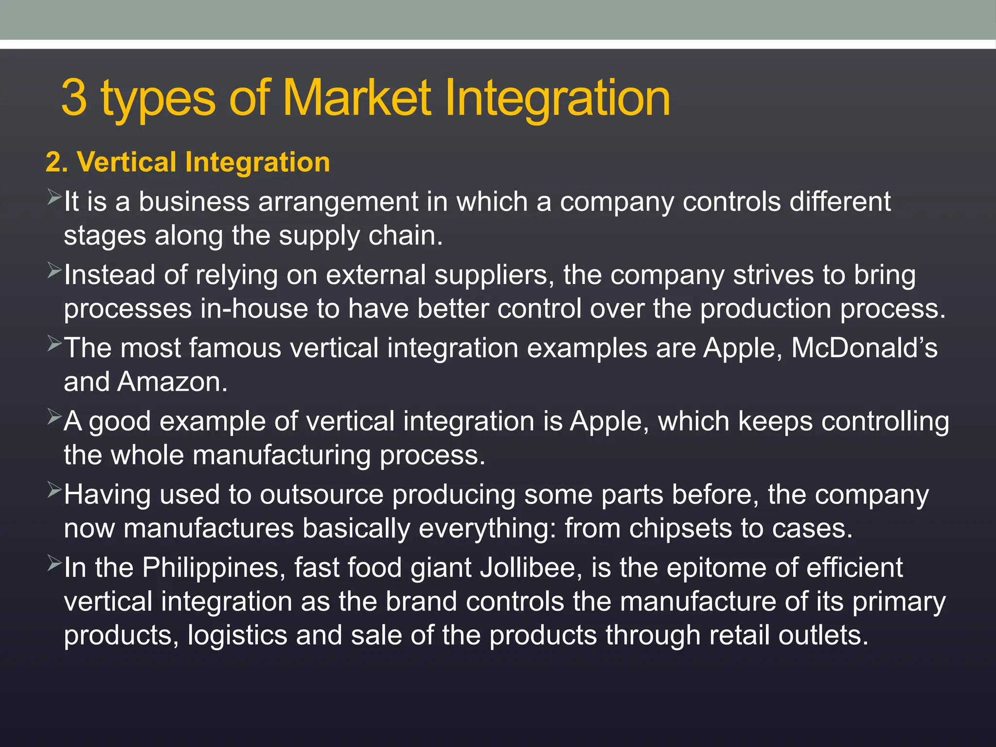Lesson for Introduction MARKET INTEGRATION | PPTX