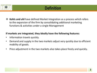 Market Integration | PPT