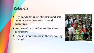 Market intermediaries in Agricultural Marketing | PPTX