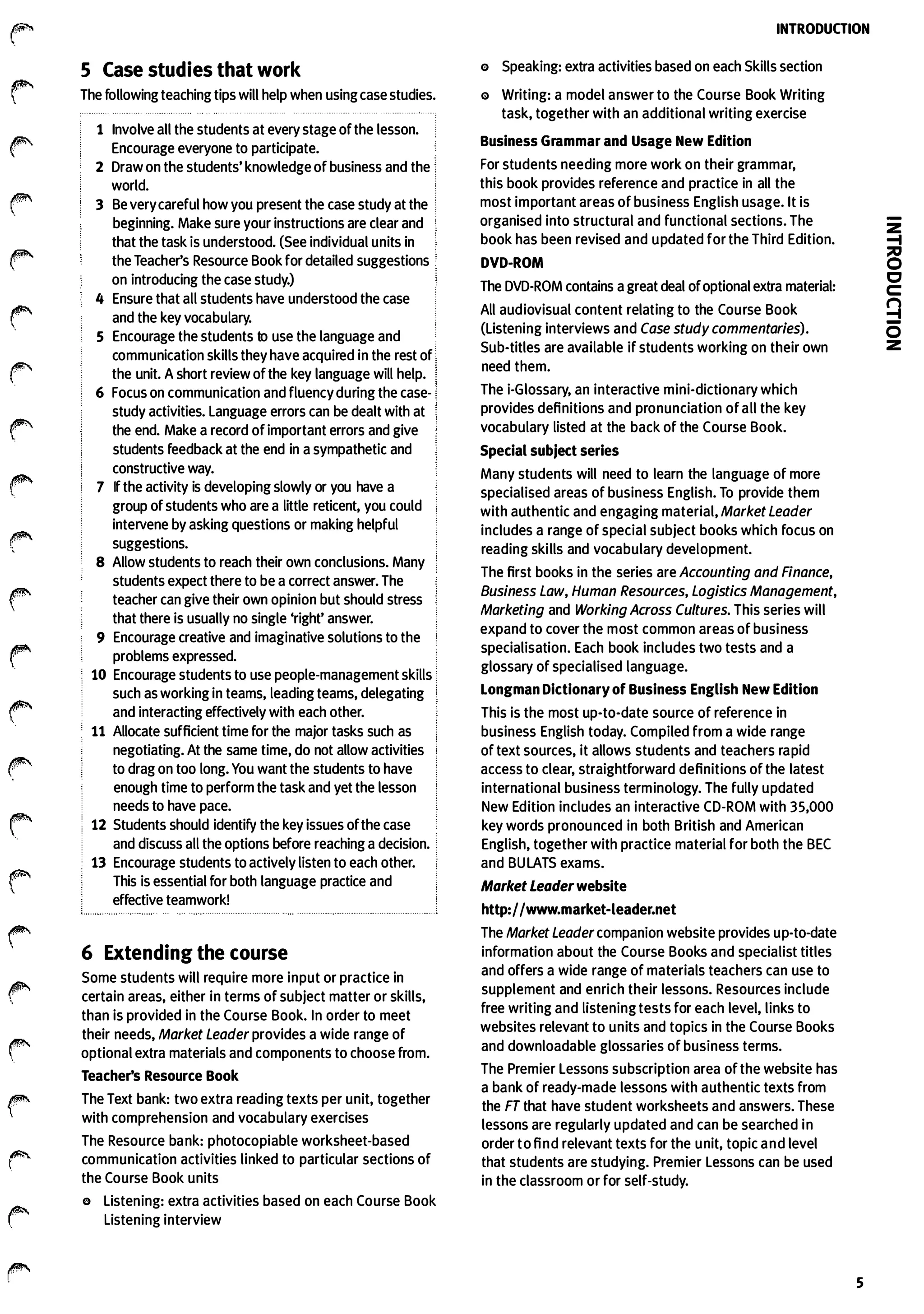 Market leader 3e_intermediate_teachers_b | PDF