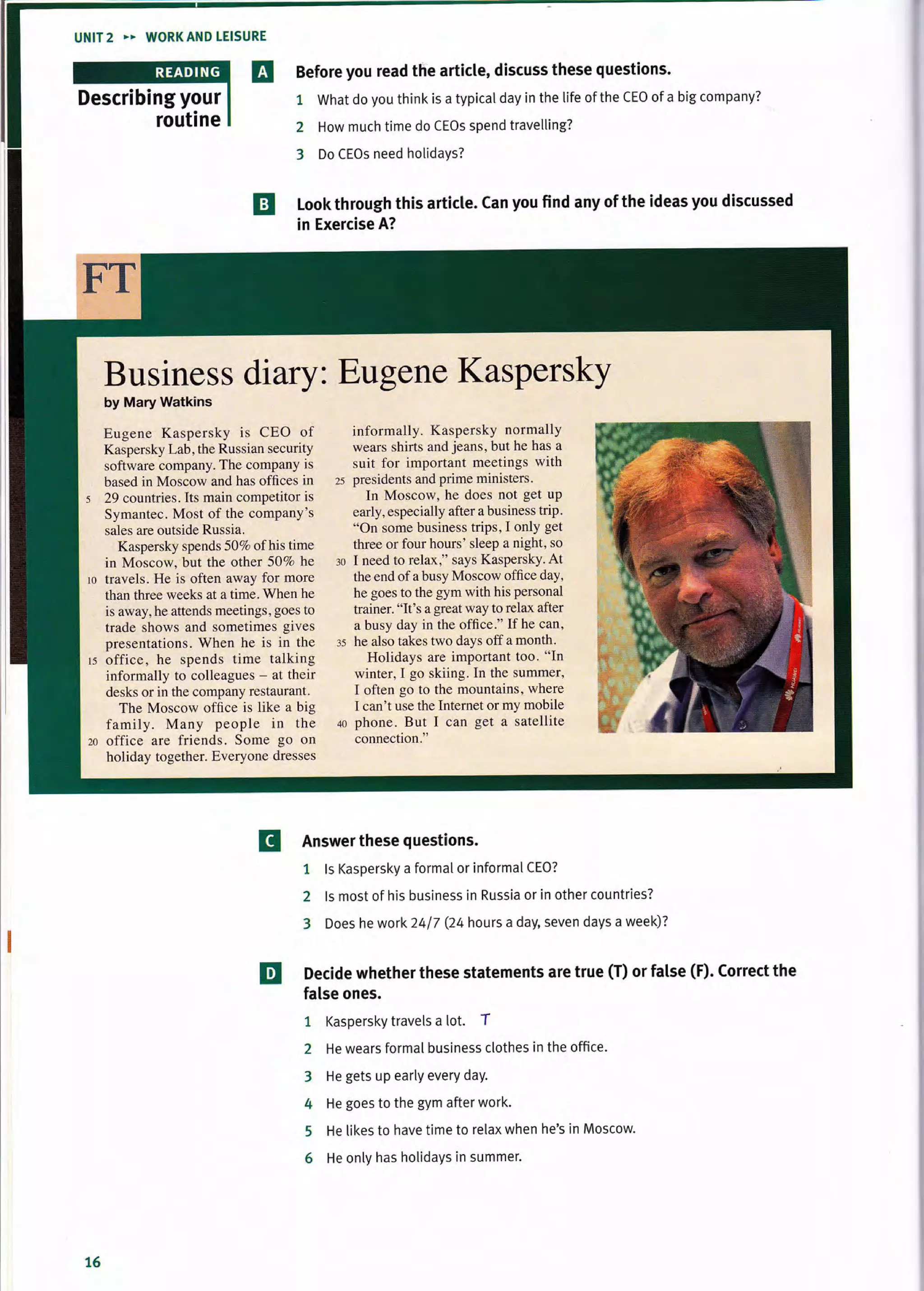 Market leader 3rd edition elementary - course book | PDF