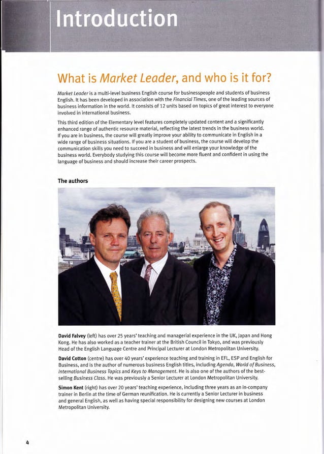 Market leader 3rd edition elementary - course book | PDF