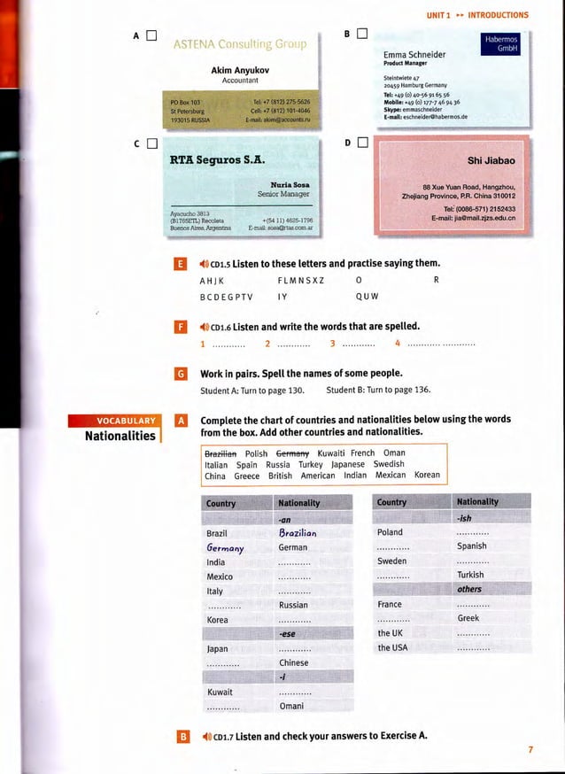 Market leader 3rd edition elementary - course book | PDF
