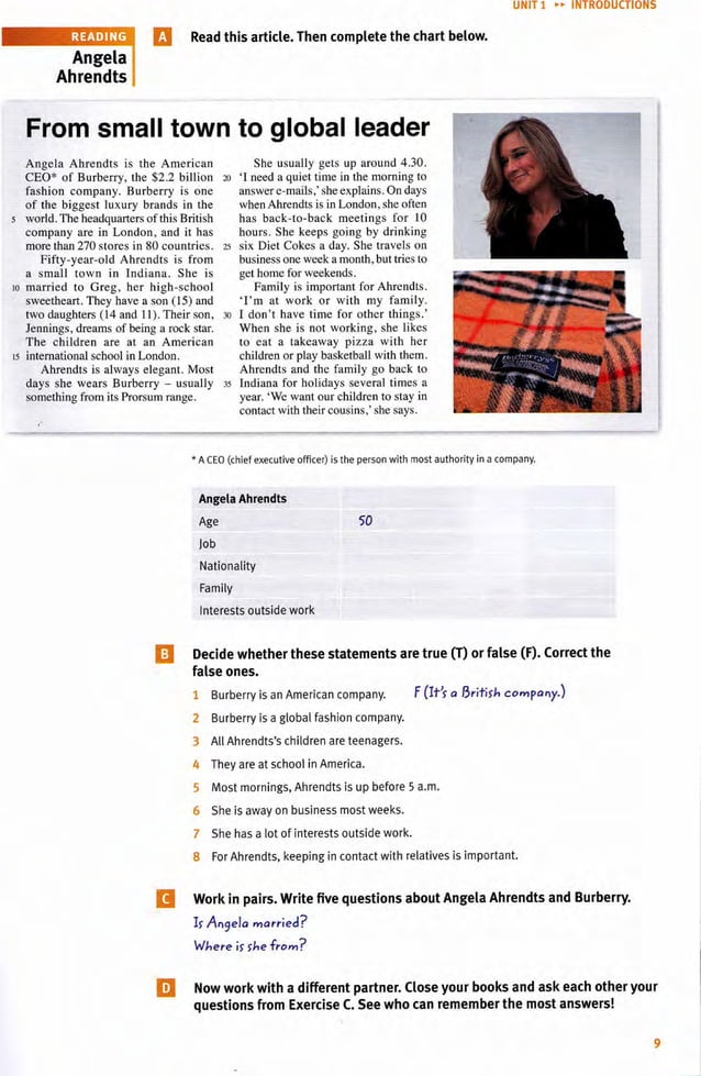 Market leader 3rd edition elementary - course book | PDF