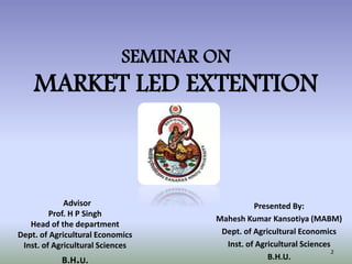 Market led extention | PPTX