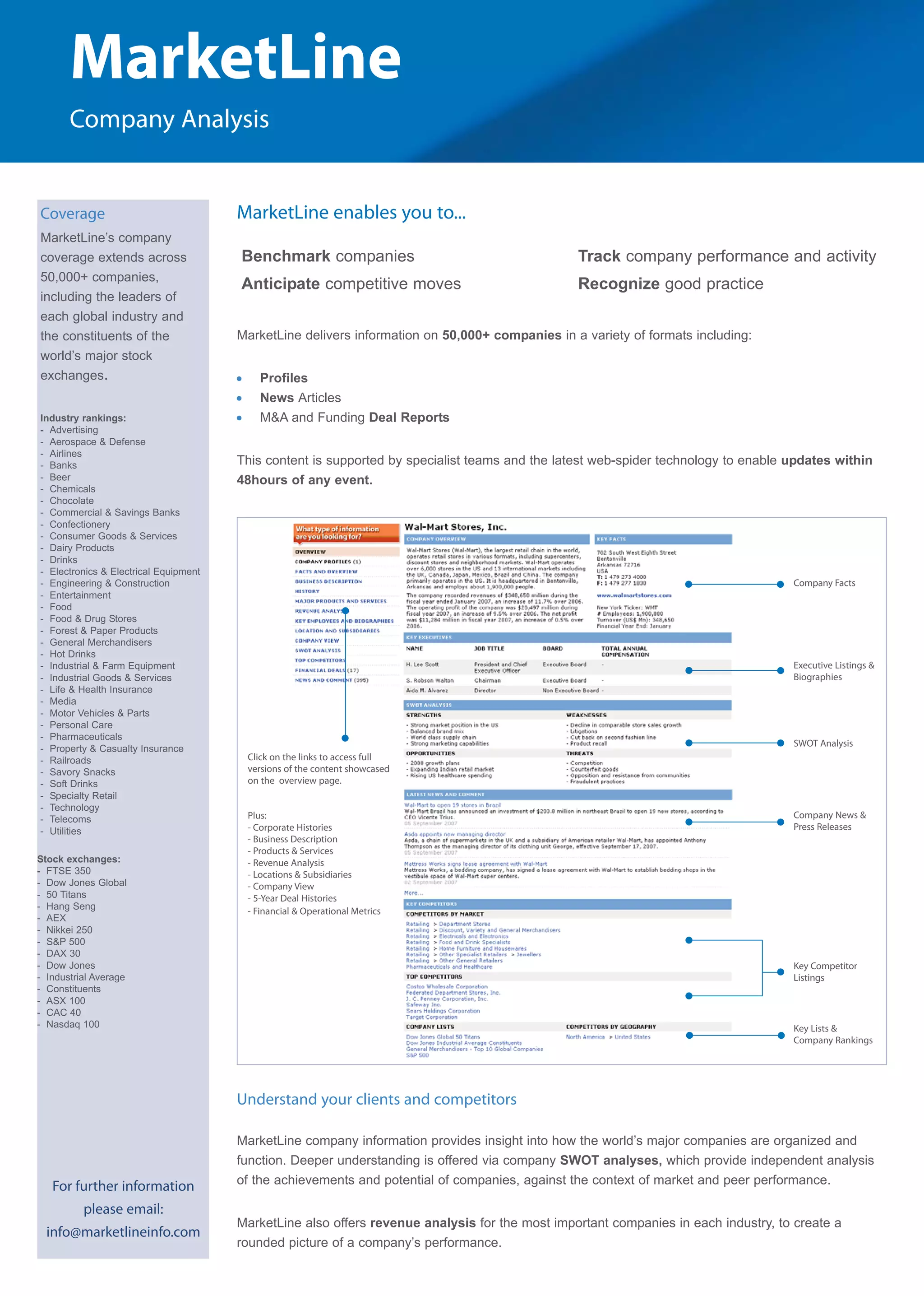 Marketline Brochure Corporate | PDF