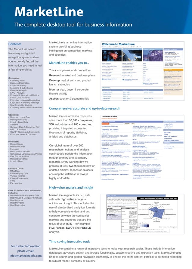 Marketline Brochure Corporate | PDF