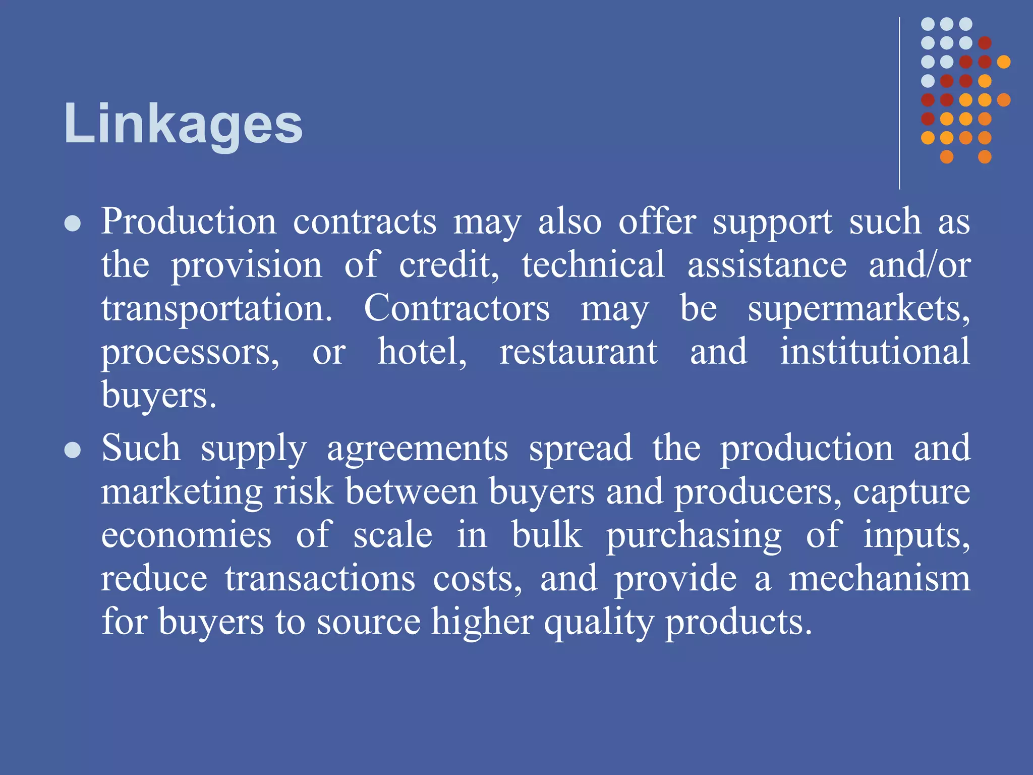 Agricultural Market linkages | PPTX