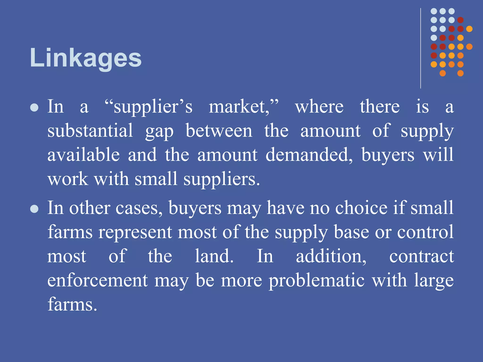 Agricultural Market linkages | PPTX