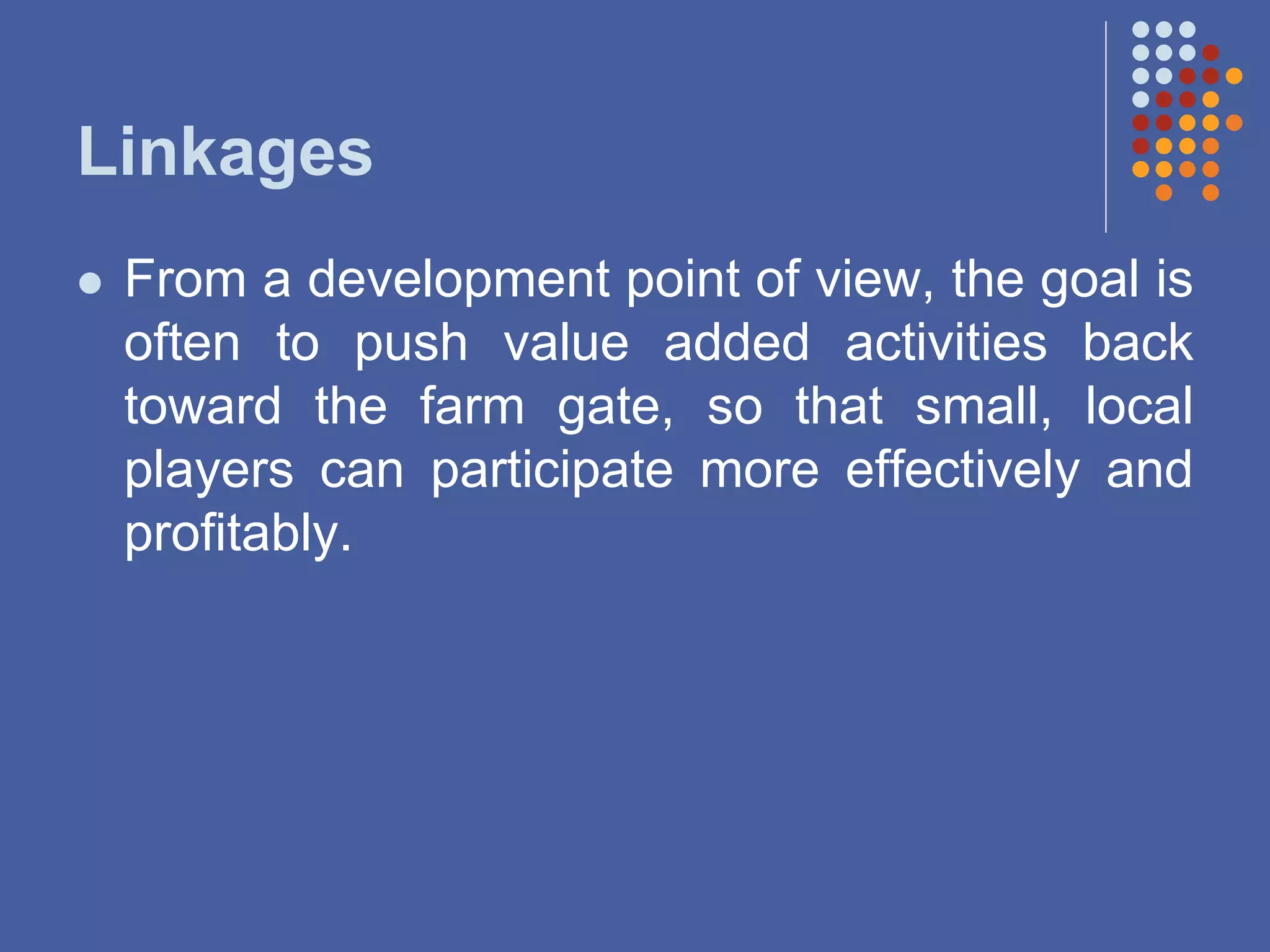 Agricultural Market linkages | PPTX
