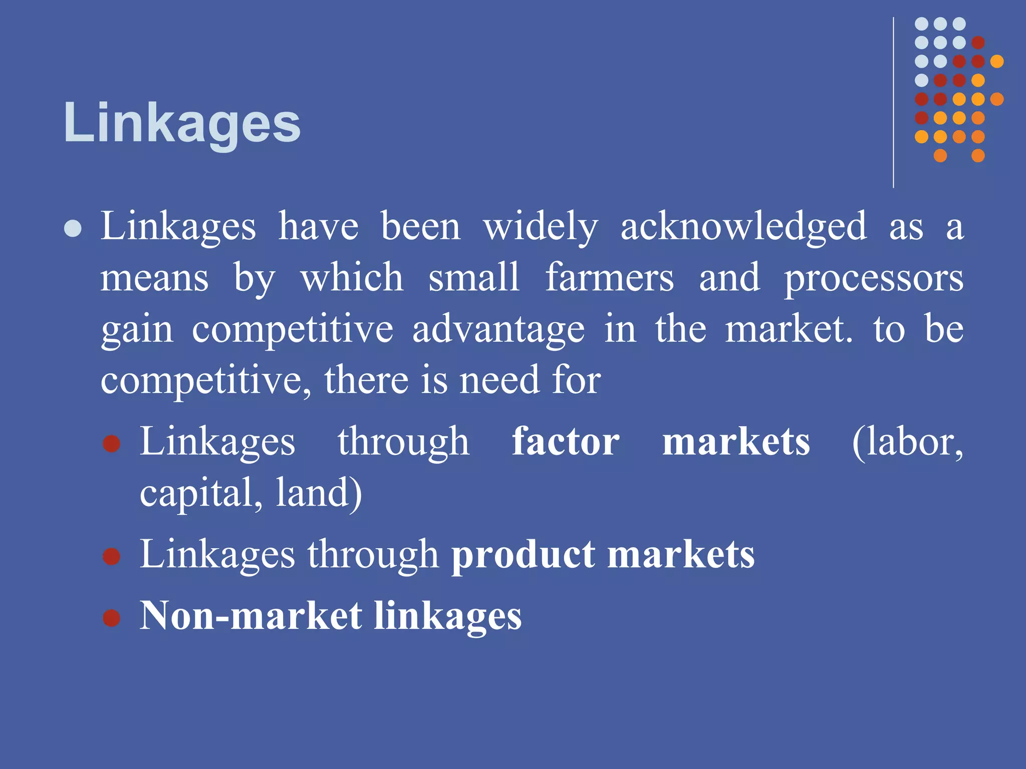 Agricultural Market linkages | PPTX