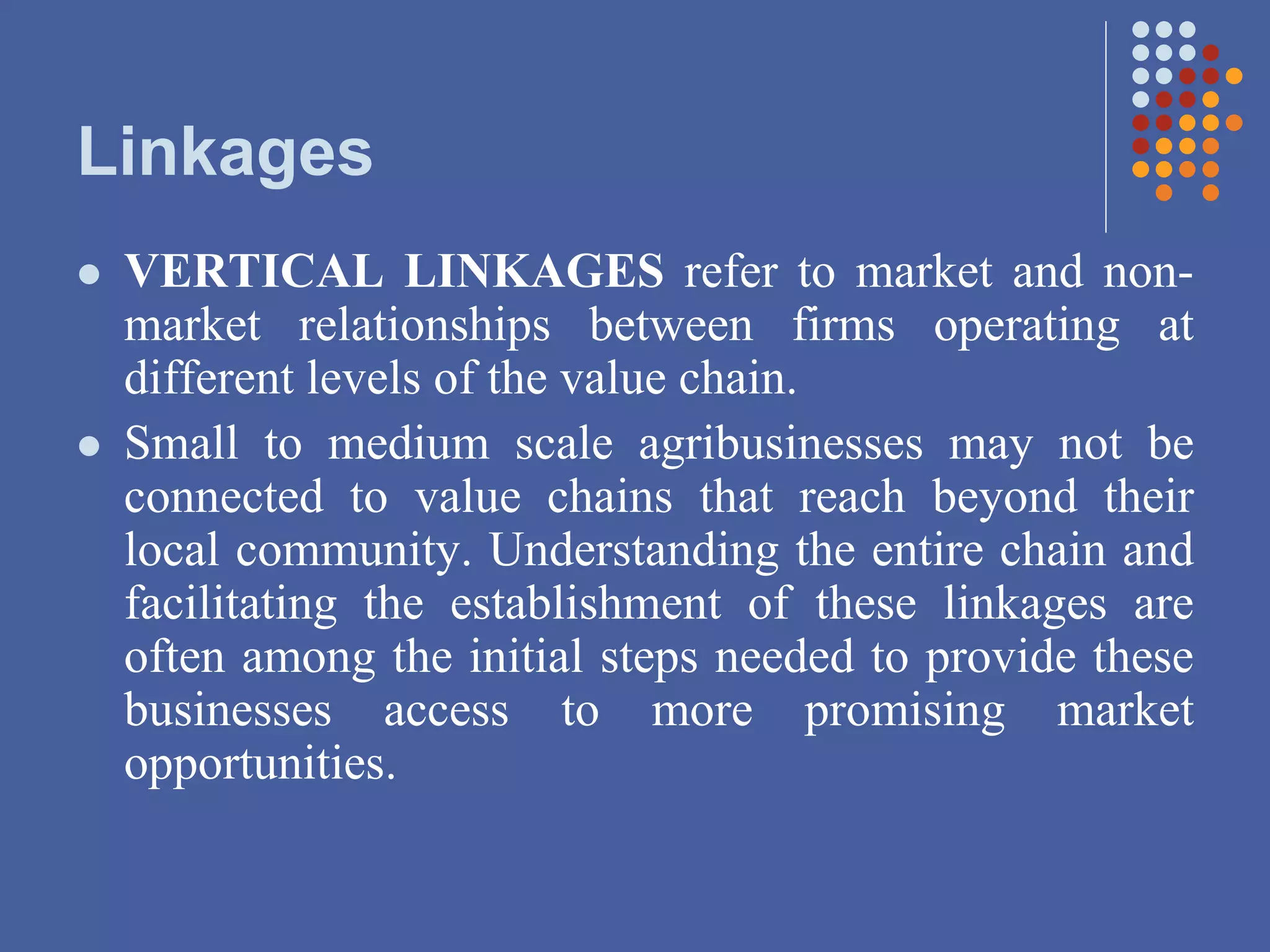Agricultural Market linkages | PPTX