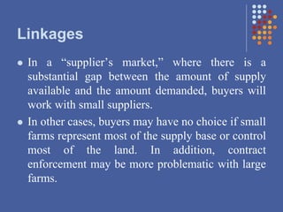 Agricultural Market linkages | PPTX