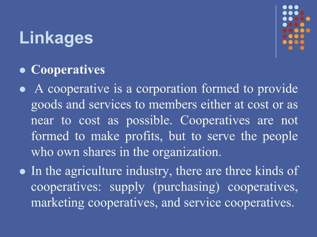 Agricultural Market linkages | PPTX