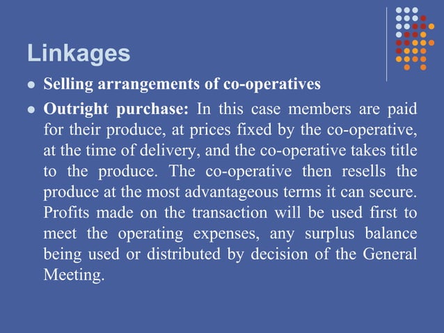 Agricultural Market linkages | PPTX