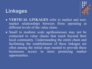 Agricultural Market linkages | PPTX