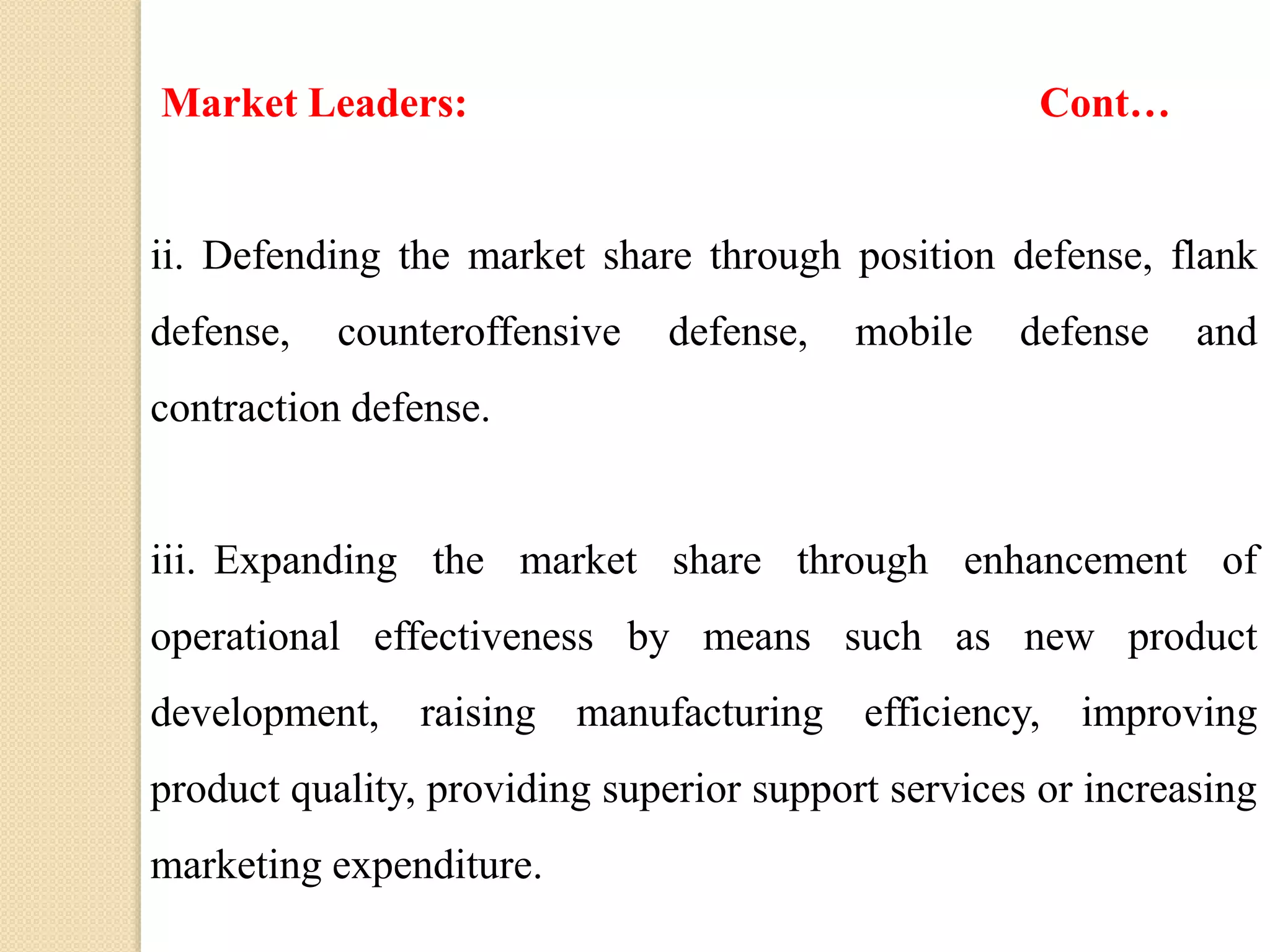 Market Location Tactics | PPTX