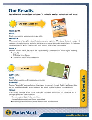 Market Match Capabilities | PDF
