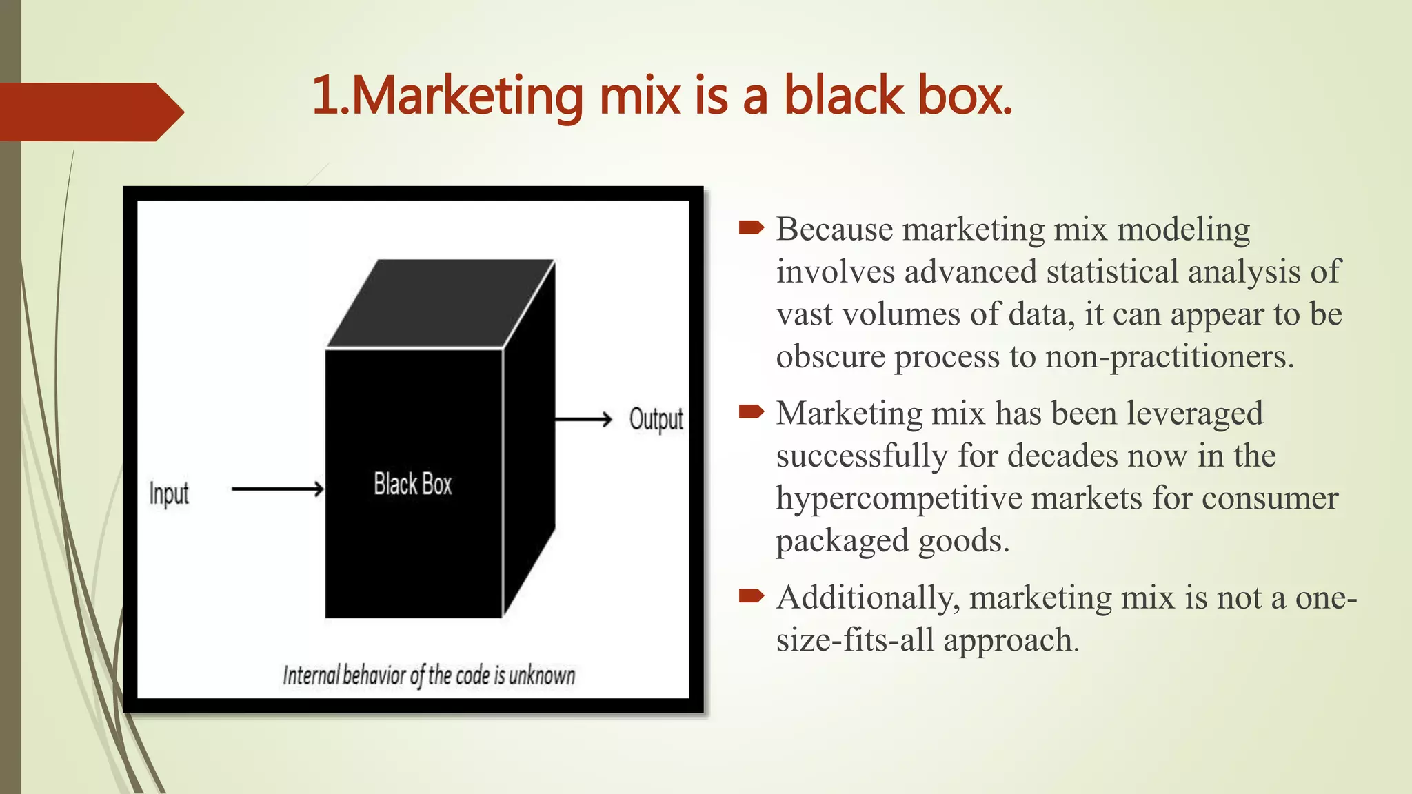Market mix modelling | PPTX