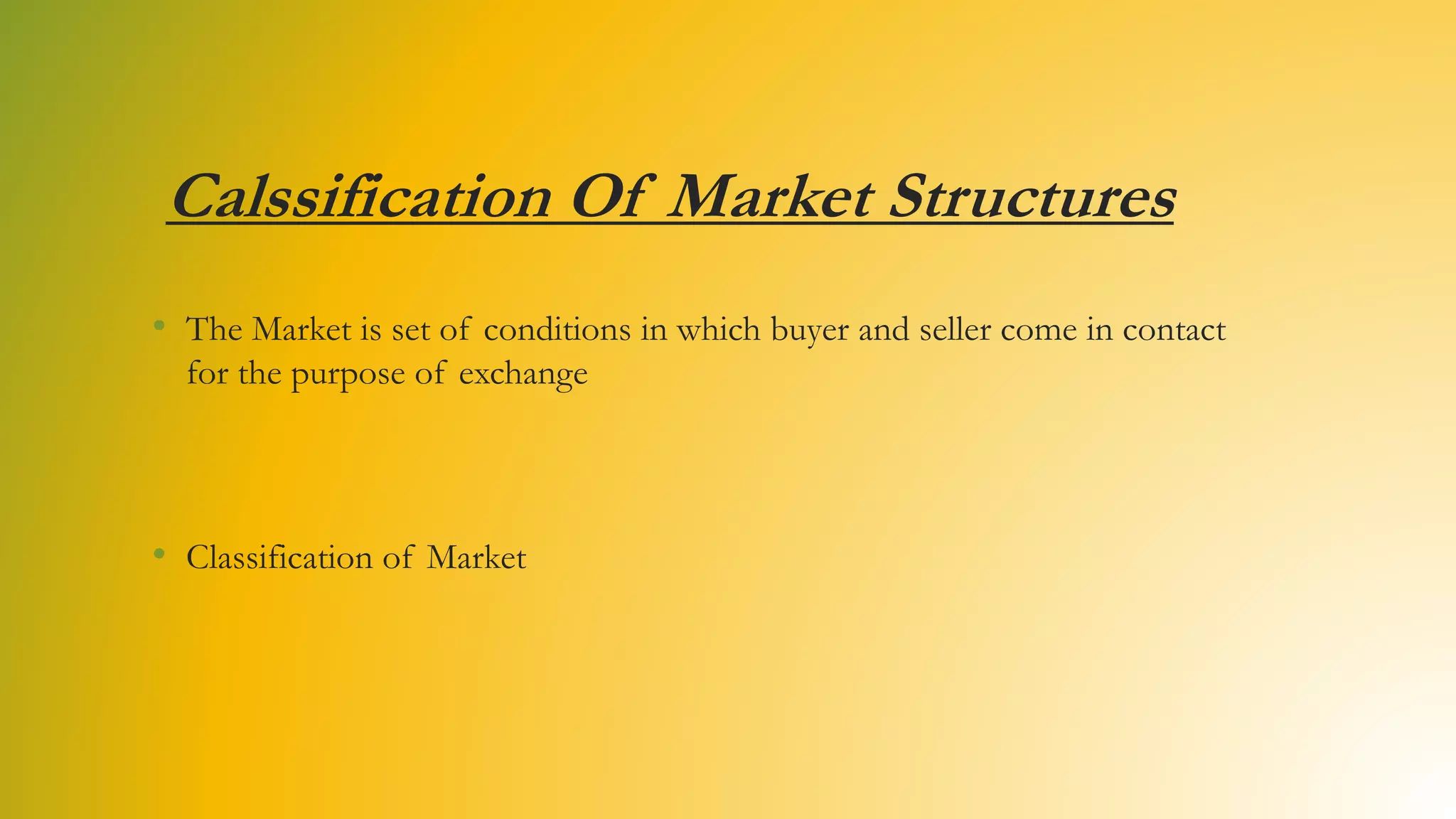 Market morphology | PPTX