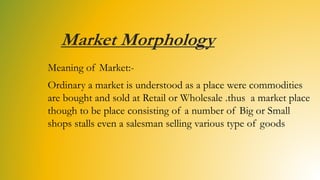 Market morphology | PPTX