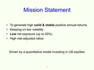 Market neutral model daily model - equities vs. market | PDF | Stocks ...