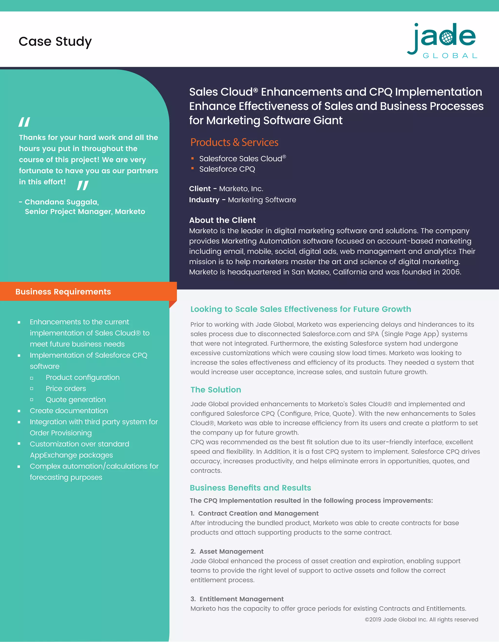 Marketing Software Industry - Marketo, Inc Case Study | PDF