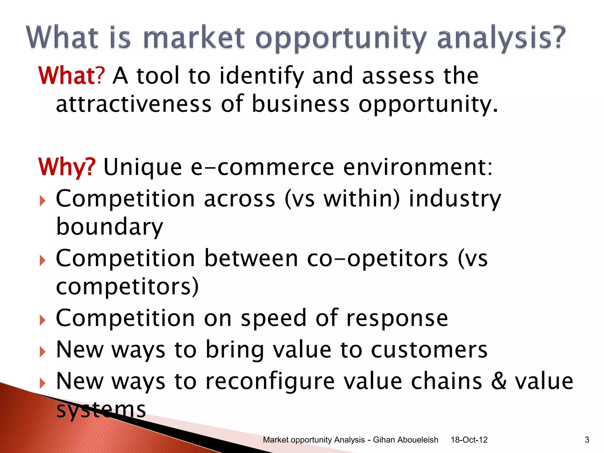 Market opportunity analysis | PDF