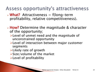 Market opportunity analysis | PDF