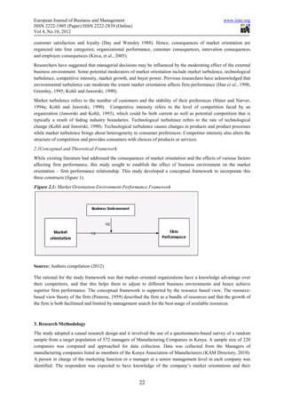 Market orientation and firm performance in the manufacturing sector in ...