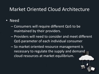 Market oriented Cloud Computing | PPTX