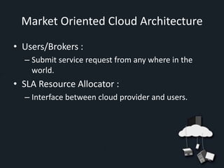 Market oriented Cloud Computing | PPTX