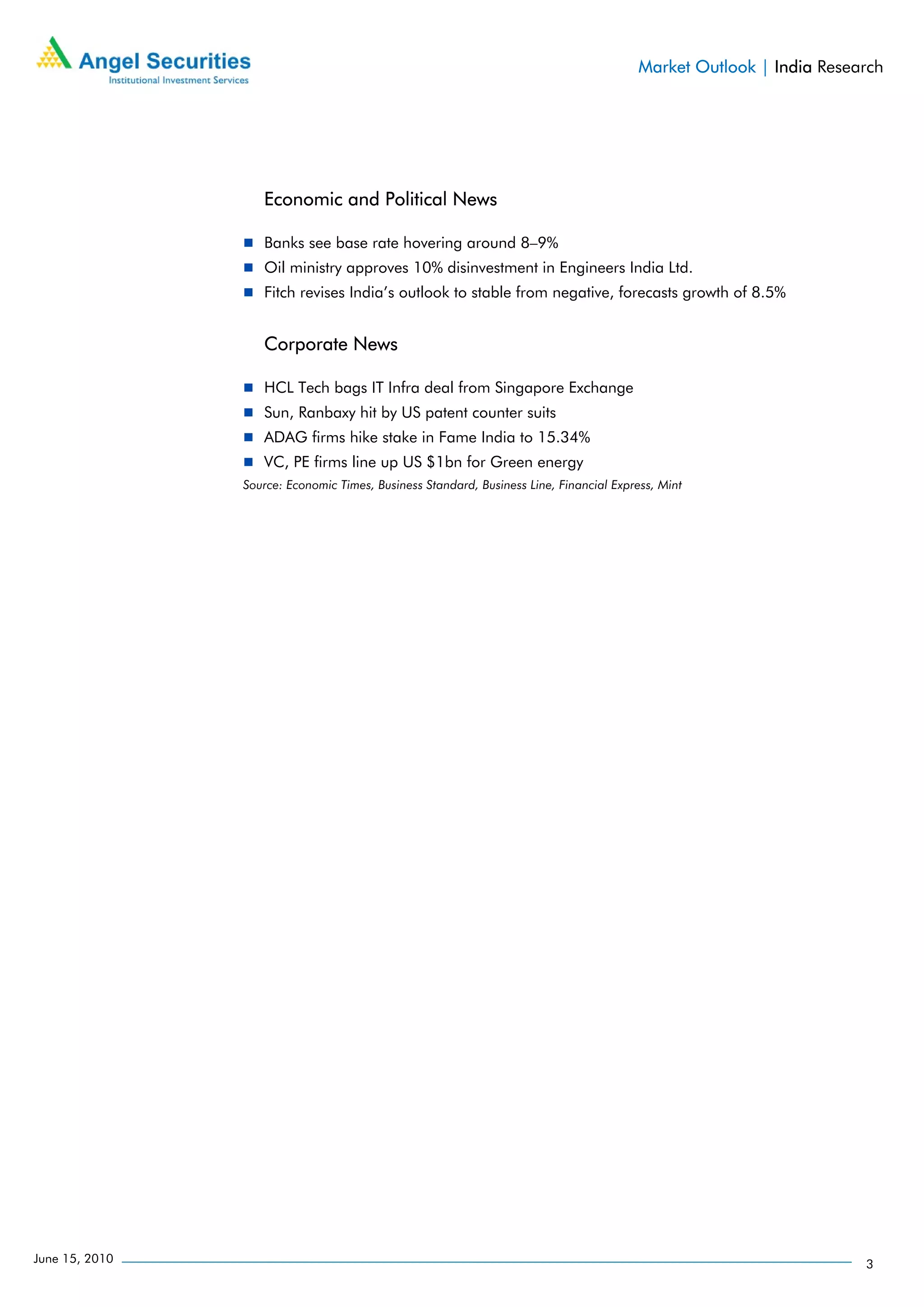 Market outlook 15 06-10 | PDF