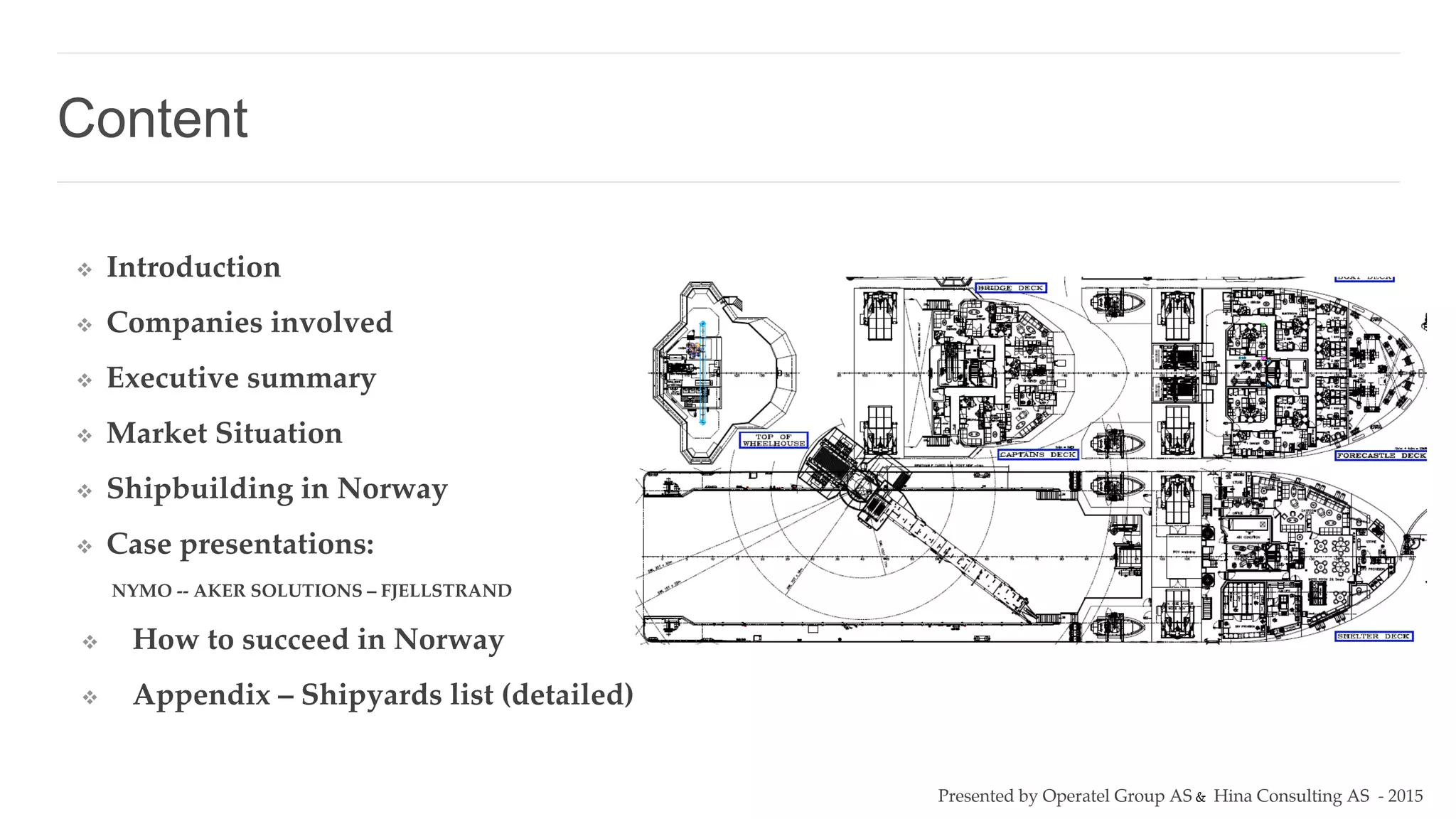 Norwegian shipbuilding, Market overview 2015 | PDF