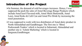 Market penetration of amul beverage range products by dhruvil shah | PPTX