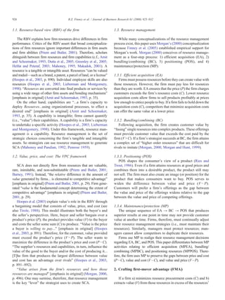 Market pioneers, late movers, and the resource based view (rbv)- a ...