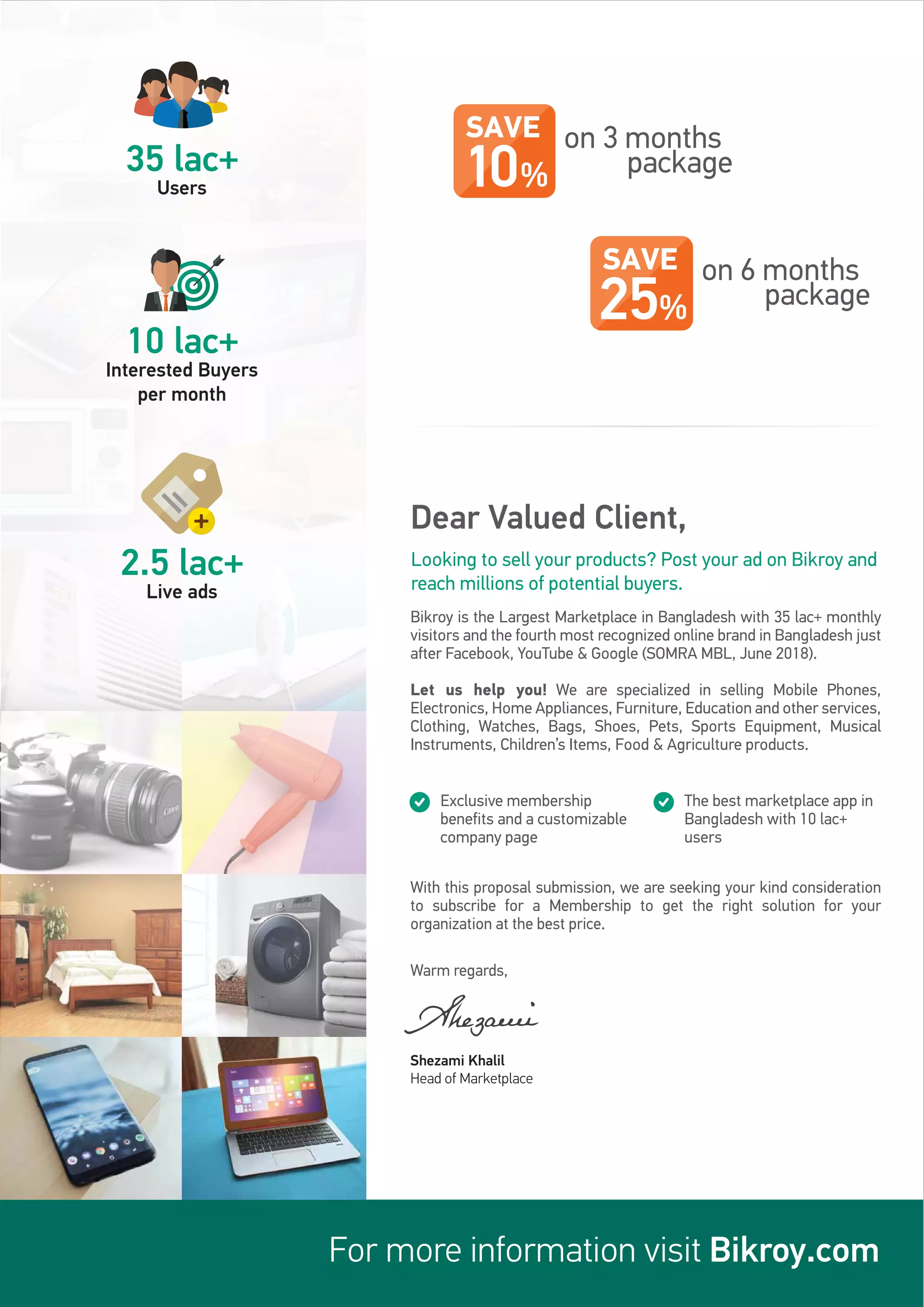 Marketplace Flyer of Bikroy.com 2019 | PDF