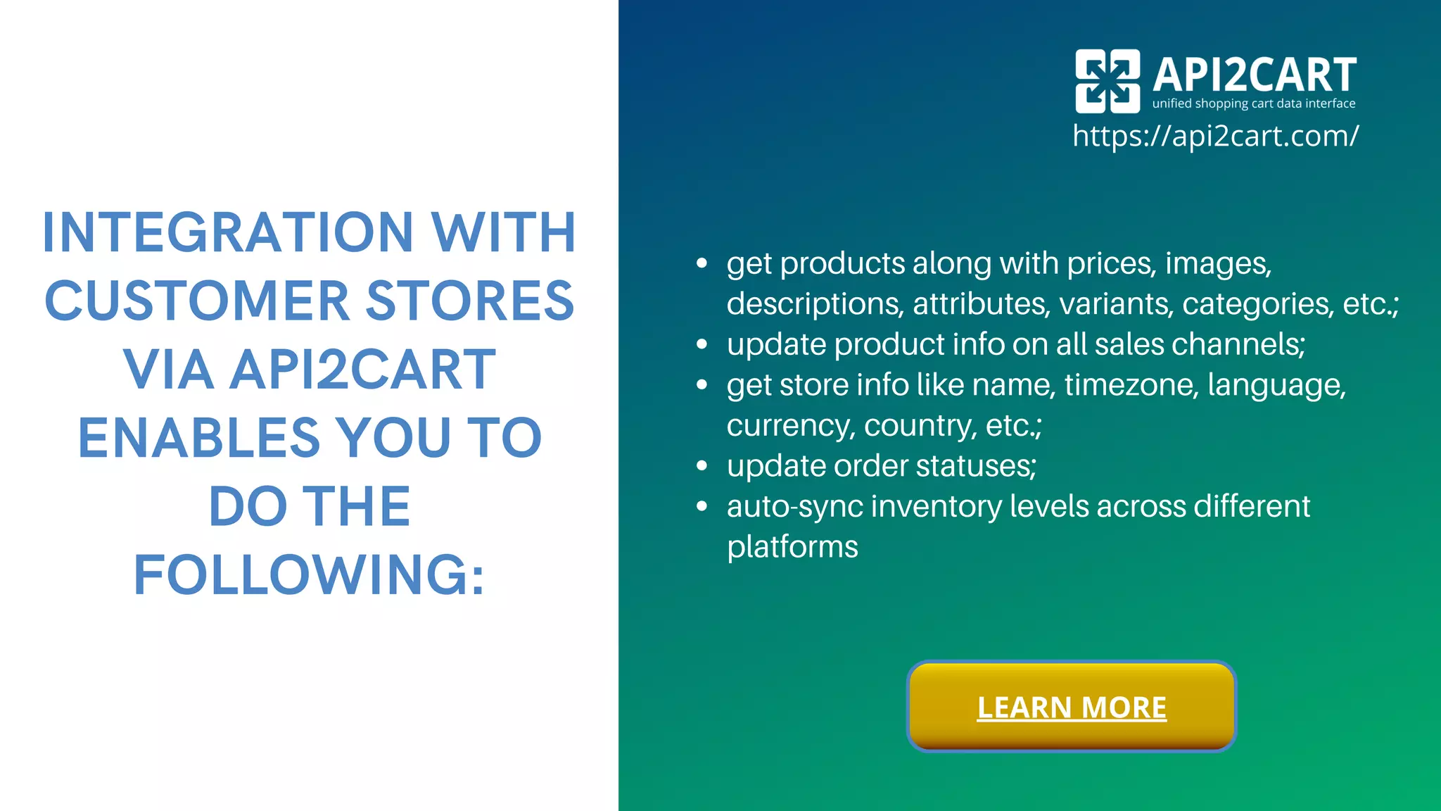 eCommerce Integration for Markeplaces | PDF