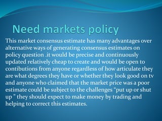 Market plan and policy | PPT