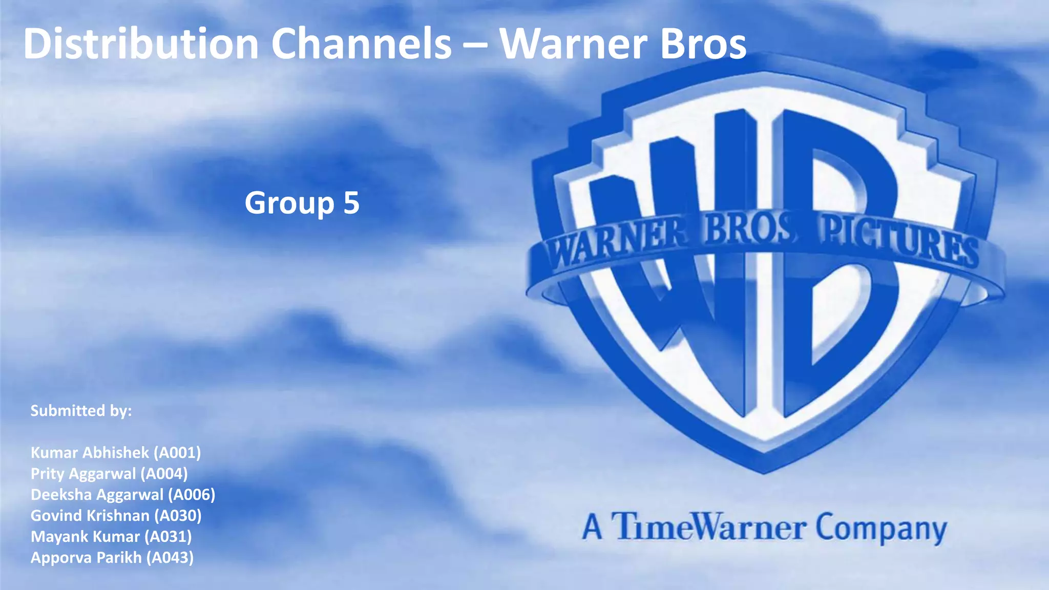Distribution Channels of Warner Bros. | PPTX
