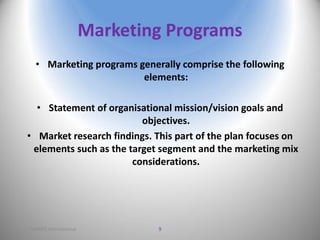 Market planning implementation and control | PDF