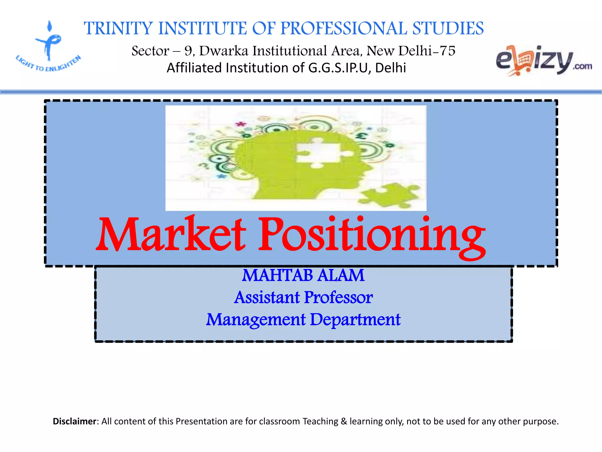 Market positioning | PPT