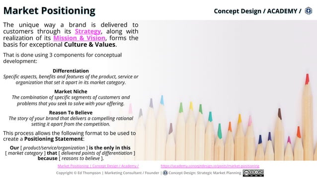 MARKET POSITIONING (SLIDE) | PPT
