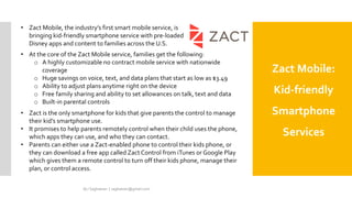 Market Positioning as Kids / Family MVNO | PPT