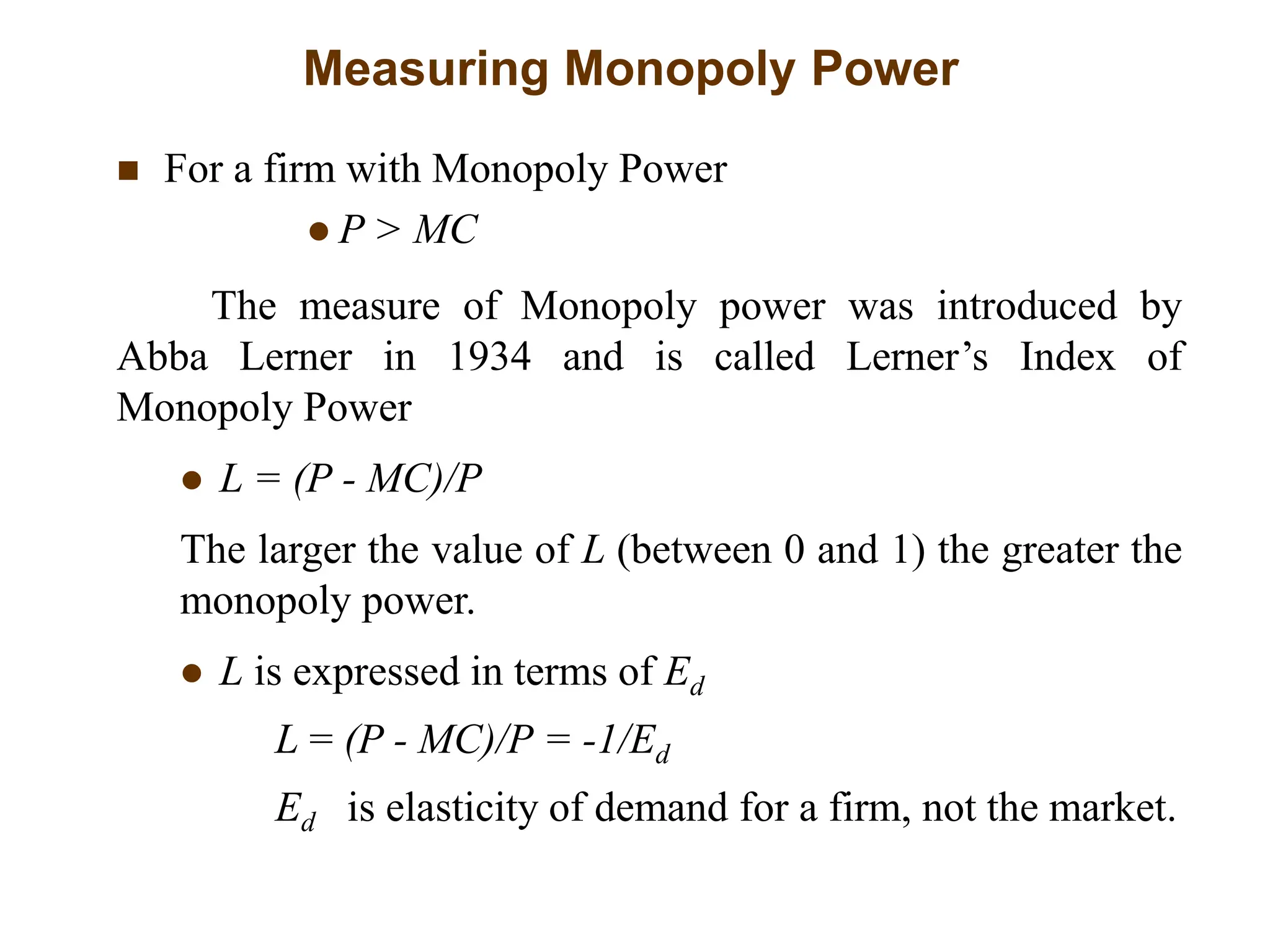 MARKET POWER The Monopoly and monopsony.ppt