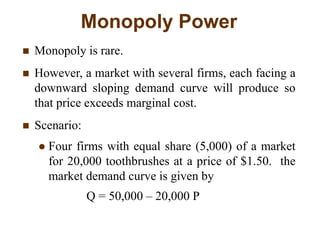 MARKET POWER The Monopoly and monopsony.ppt