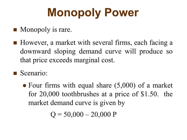MARKET POWER The Monopoly and monopsony.ppt
